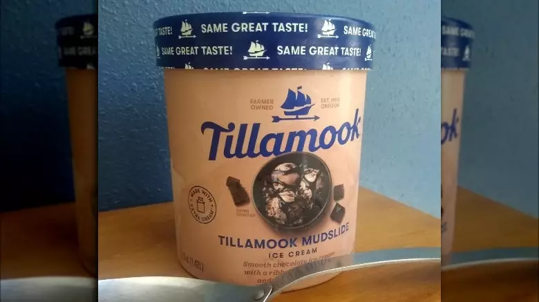 helado de deslizamiento de lodo de tillamook