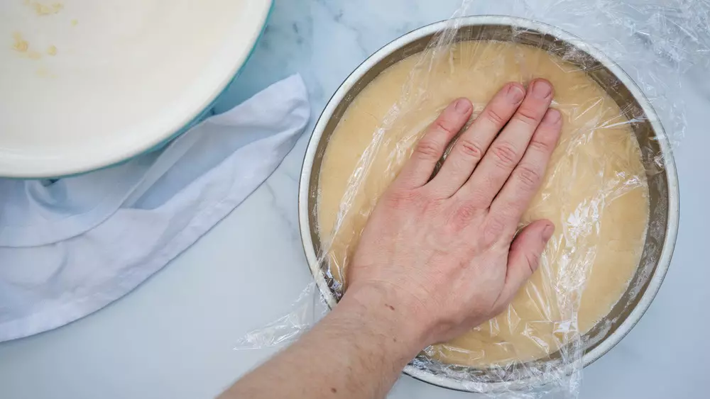 farin yo te prepare pou resèt bonbon shortbread