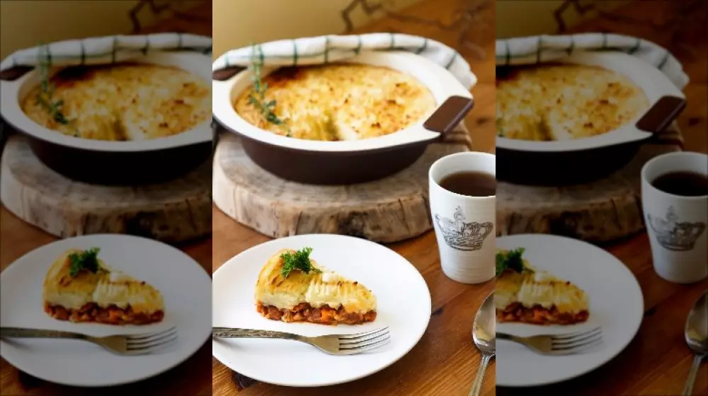 Shepherd's pie med te