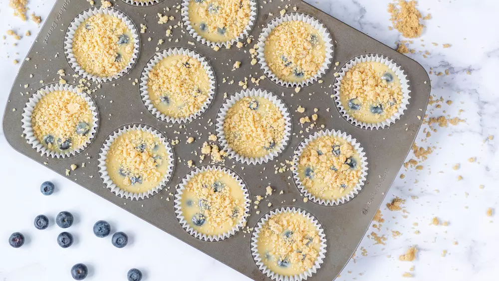 muffins bi topping streusel