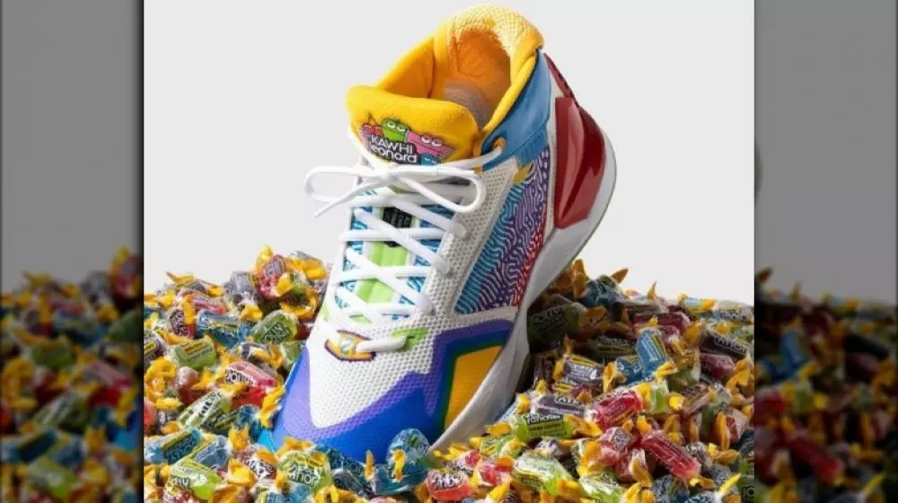 Kawhi Leonard New Balance Jolly Rancher sneaker