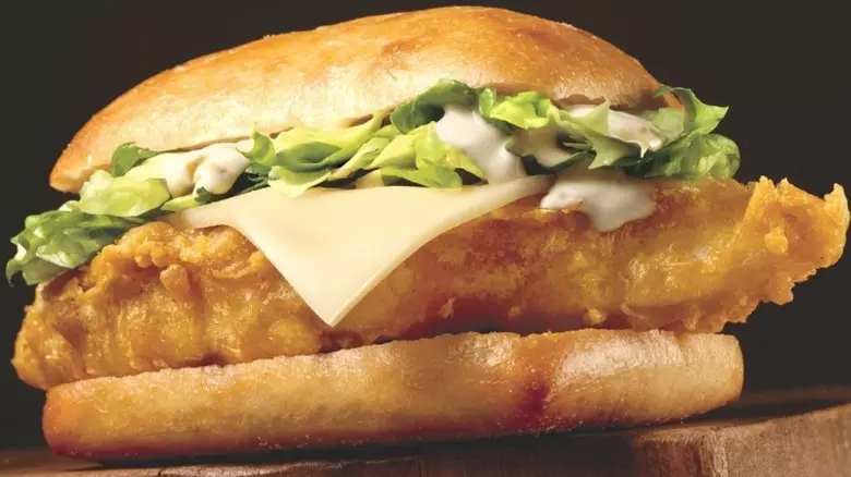 De dikke vissandwich van Long John Silver