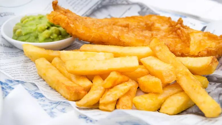 Brittisk fish and chips