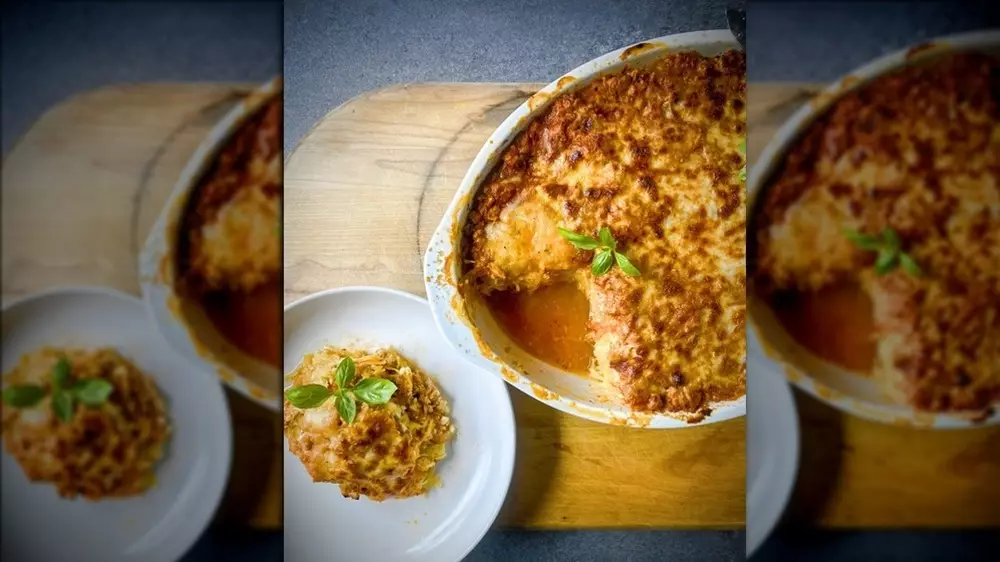 spaghetti squash lasagna