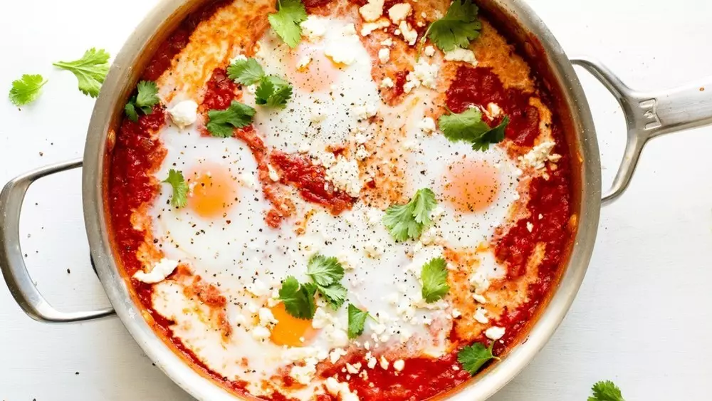 ایک پین میں shakshuka