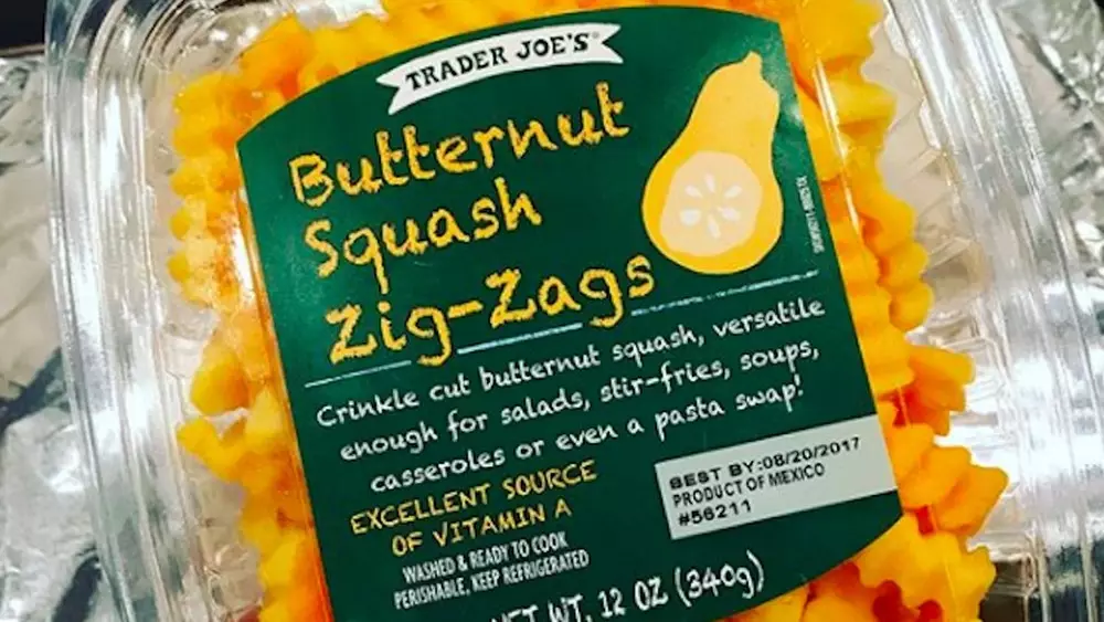 Treyder Joe's Butternut Squash Zig-Zags
