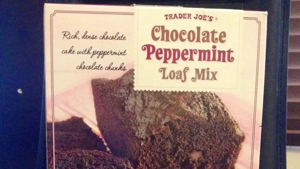 Trader Joe's Chocolade Pepermunt Loaf Mix