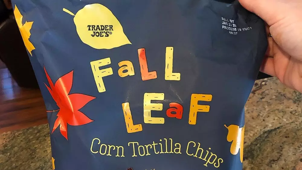 Tortilja čips Trader Joes's Fall Leaf