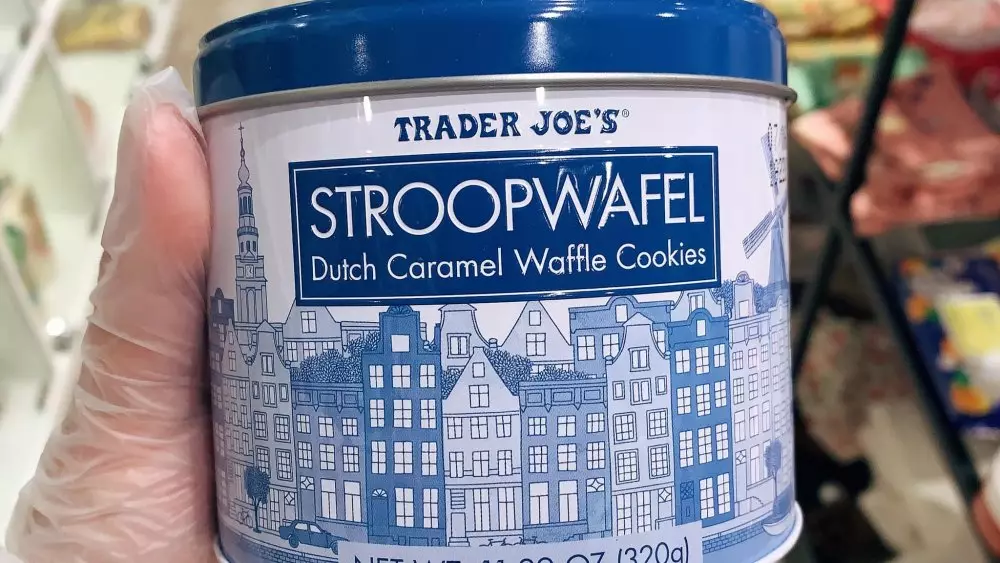 Trader Joe's Stroopwafel ჰოლანდიური კარამელის ვაფლის ნამცხვრები