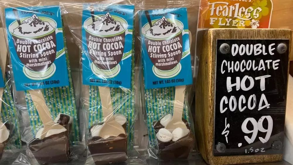 Trader Joe's Double Chocolate kuuma kaakaosekoituslusikka