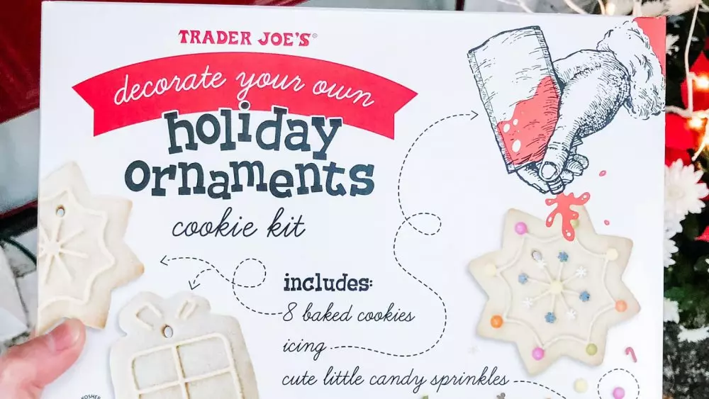 Trader Joe's Decorate Your Own Holiday Ornaments Cookie Kit