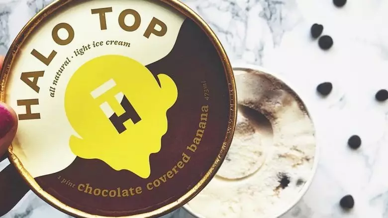 'Nete e sa Bonoeng ea Halo Top Ice Cream