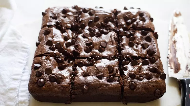 brownies de xocolata doble de Papa John's imitador