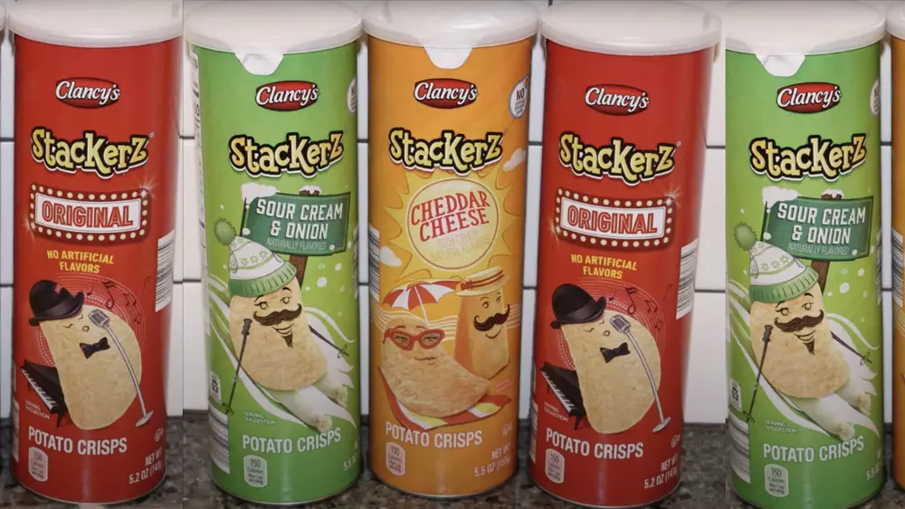 Clancy's Stackerz ჩიპები Aldi-სგან