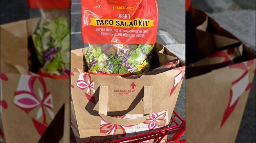 Kit di insalata di taco vegano del commerciante Joe