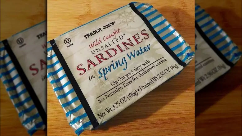 Mai ciniki Joe's Unsalted Sardines