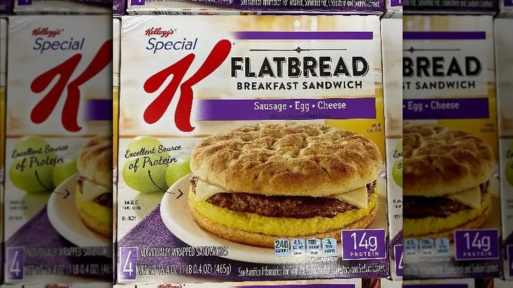Kellogg's Special K Flatbread Sandwich Sausage Ukun & Jiis