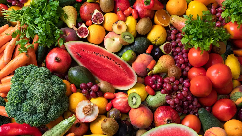 Frukt og grønt sortiment