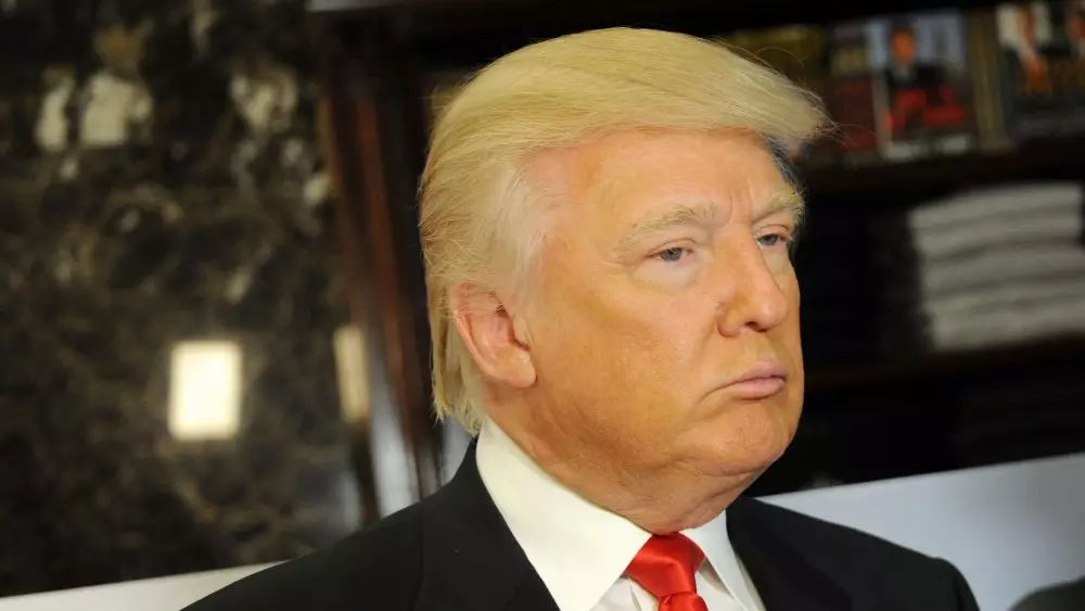 Donald Trump syn hier