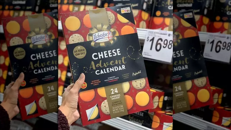 Calendari d'advent del formatge Aldi