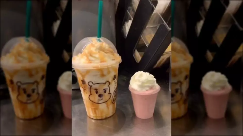 Mikė Pūkuotukas Frappuccino