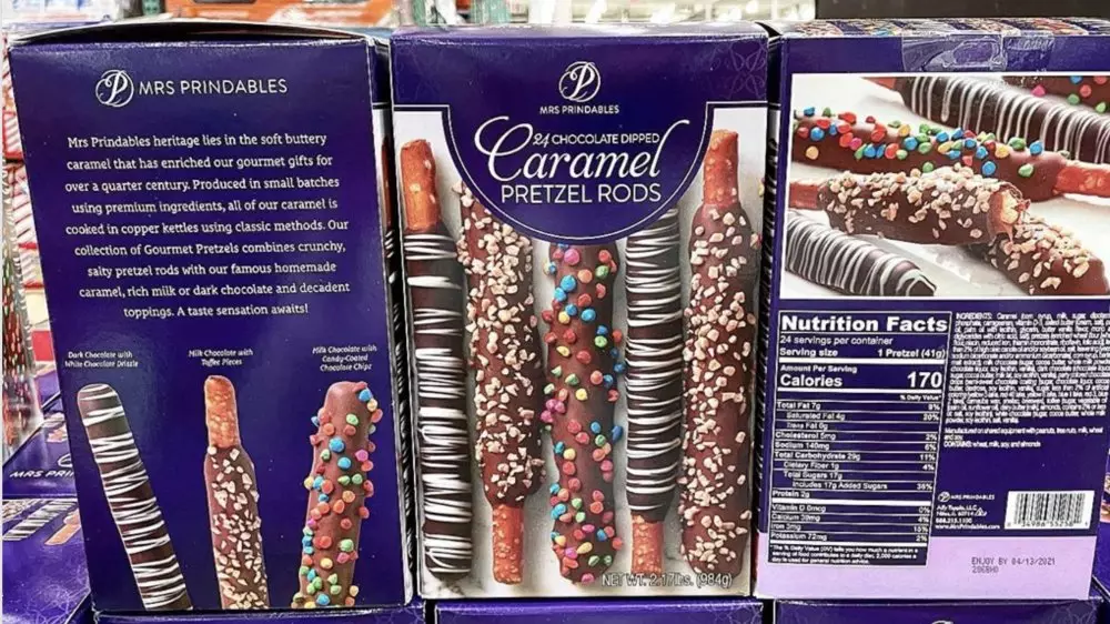 Sekotak Puan Prindables Chocolate Dipped Karamel Pretzel Rods