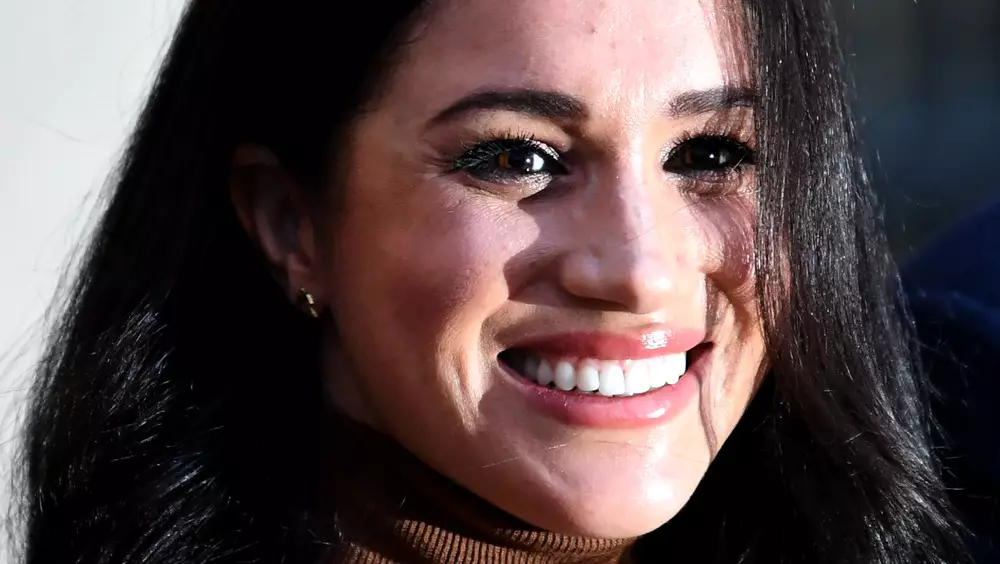 Meghan Markle beaming