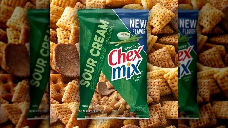 Bag of Sour Cream & Dos Flavor Chex Mix