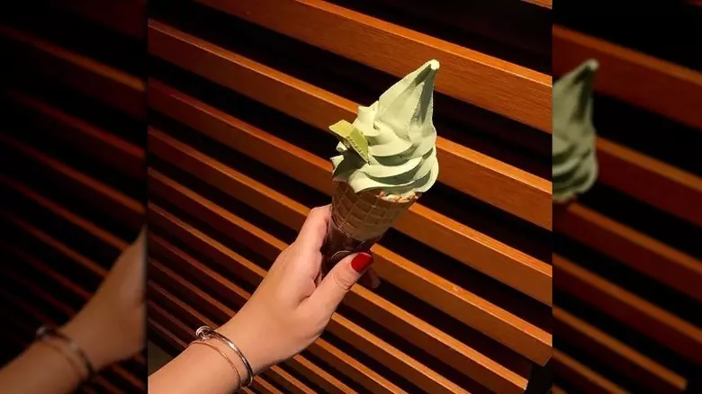 Kit de chá verde do McDonald's Kate Ice Cream