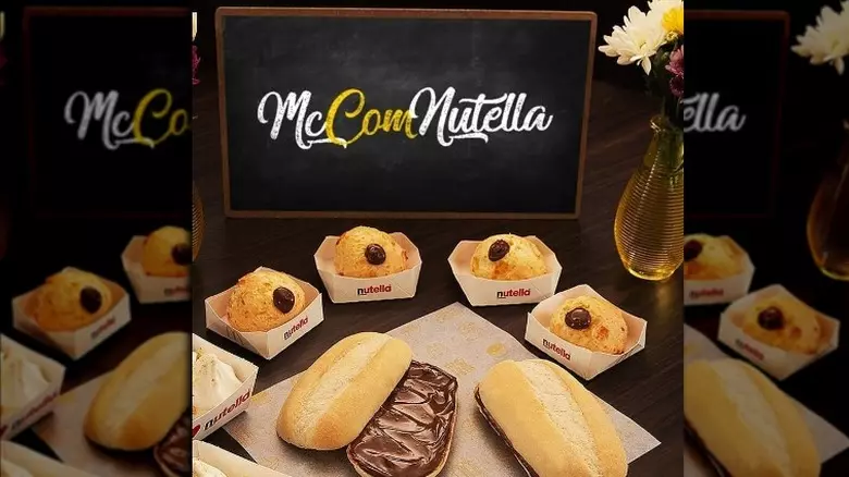 Jedzenie McDonalds Nutella