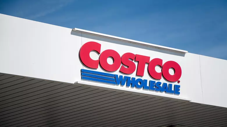 Sinal de construção Costco