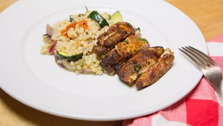 Marokkaanske Chicken Mei Roasted Vegetable Couscous 569_8