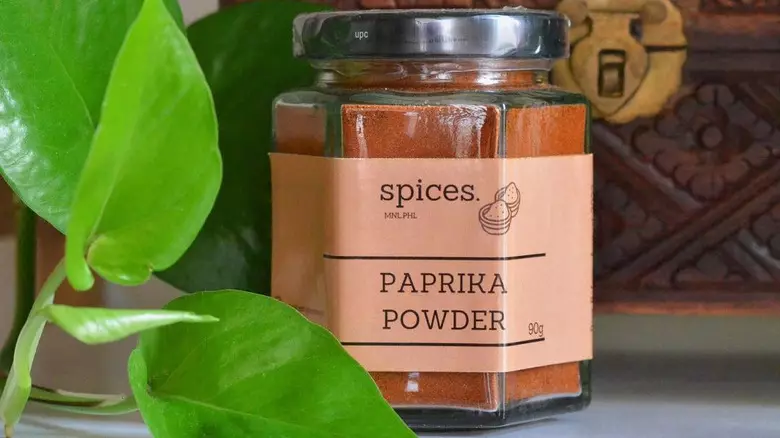 Paprika a prášek