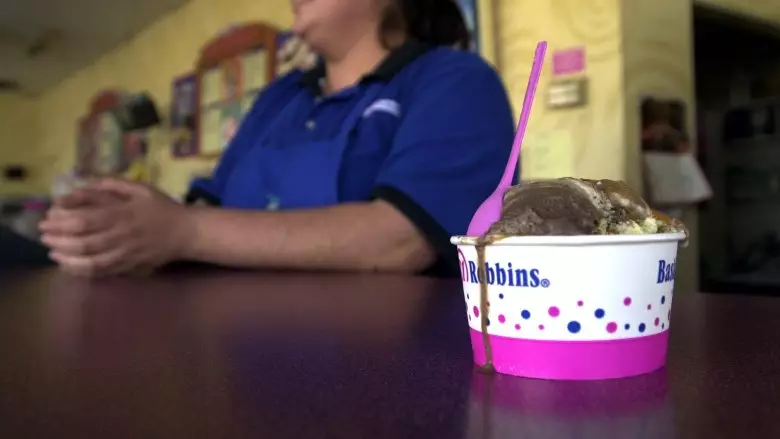 Baskin Robbins ice cream