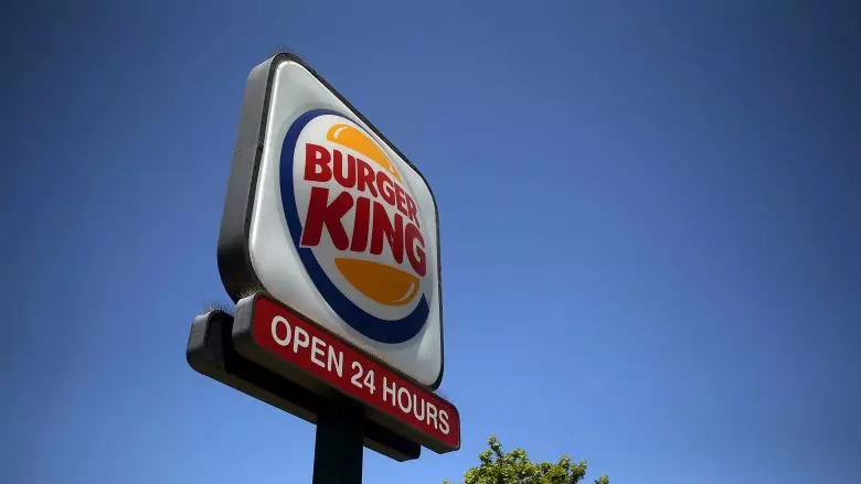 Nápis Burger King