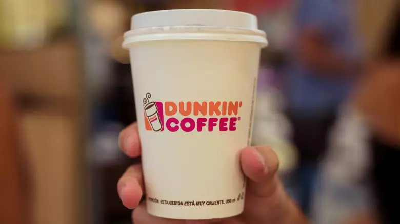 Hân mei papieren beker Dunkin 'koffie