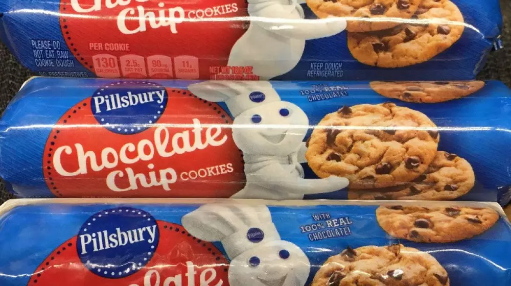 Pillsbury šokolādes čipsu cepumu mīkla