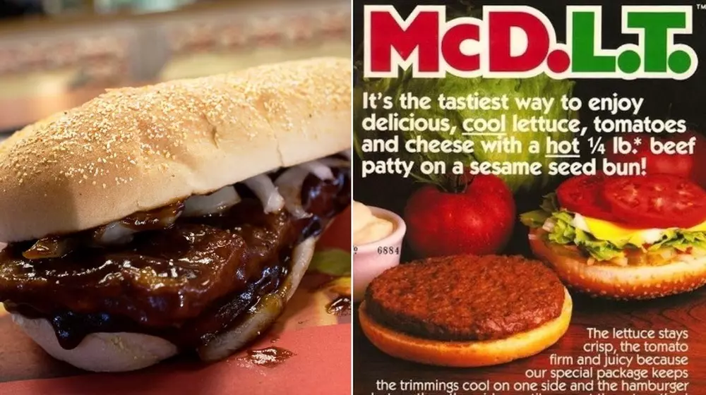 McDonald's McRib eta McDLT