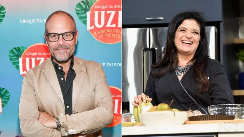 U-Alton Brown u-Alex Guarnaschelli