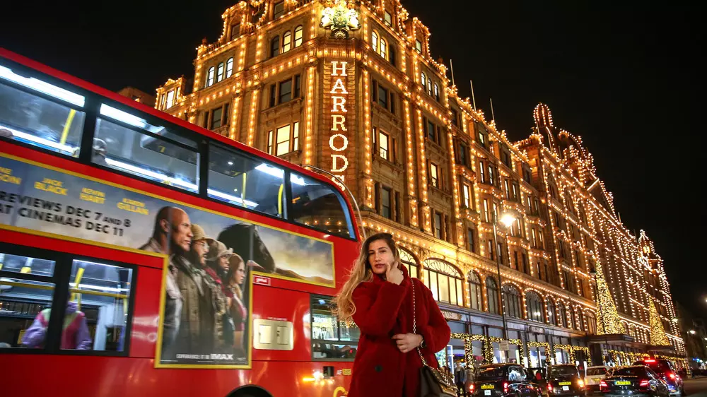 Obchodný dom Harrod's v Londýne - miesto Gordona Ramsayho Burgera