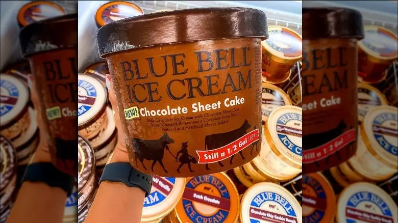 Aldi's Blue Bell chokoleti chokoleti ayisikilimu ayisikilimu