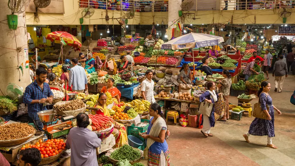 Ahịa nri na-eme mkpọtụ na India