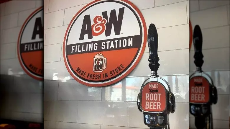 a&w ರೂಟ್ಬಿಯರ್ ಸ್ಪೌಟ್