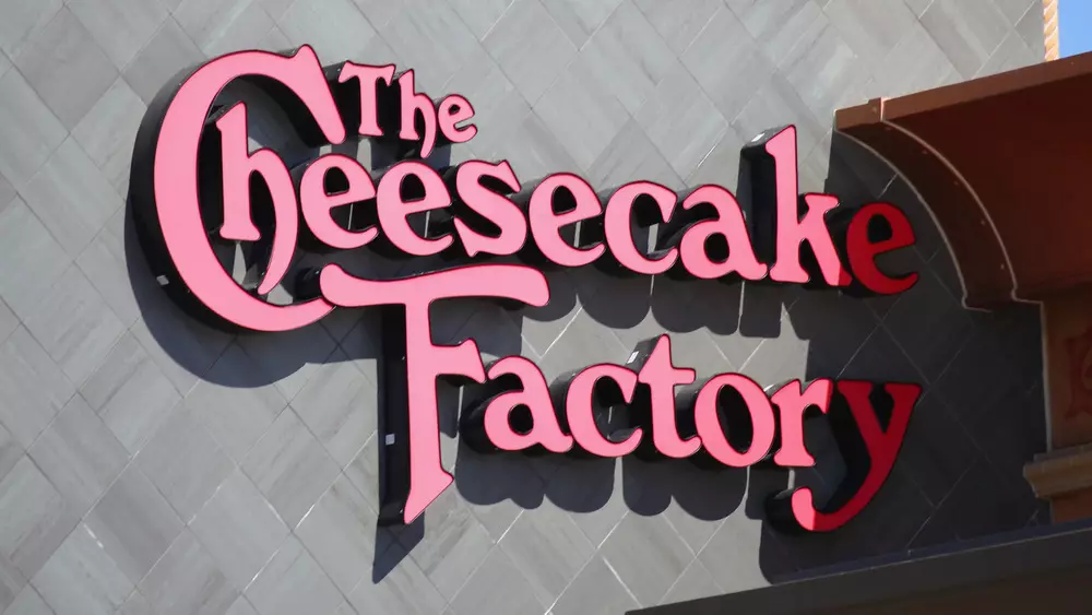 O se faʻailoga mai le Cheesecake Factory