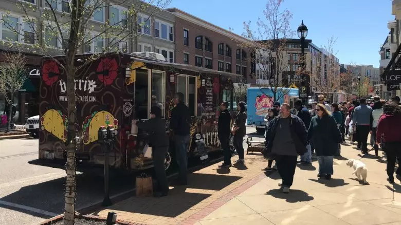 Food truck parkering