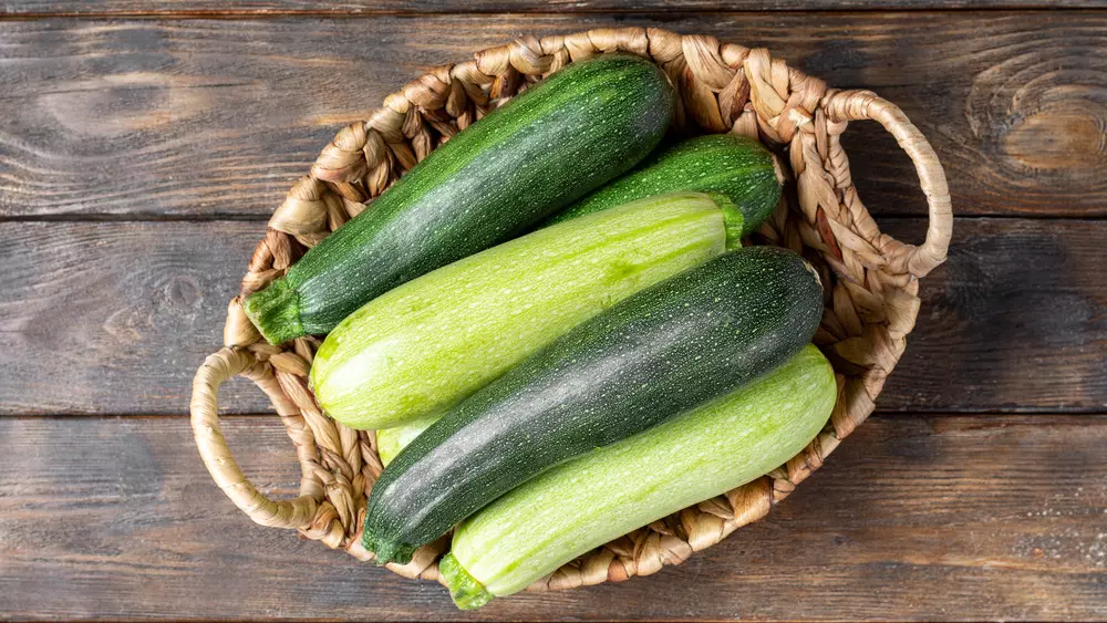 Zucchini ing basket