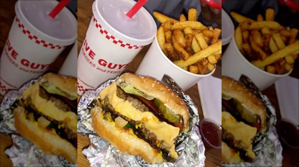 Five Guys hamburgare