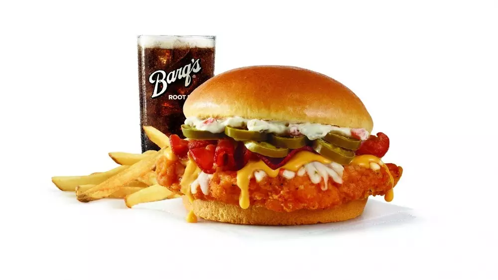 Wendy's Jalapeño Chicken Popper sandwich meal