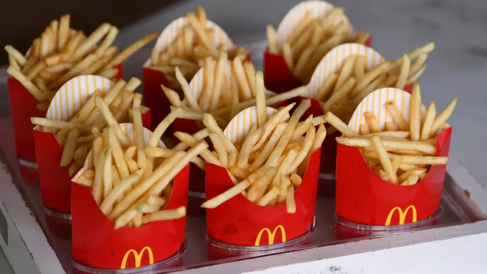 Udusanduku twinshi twa Fries ya McDonald