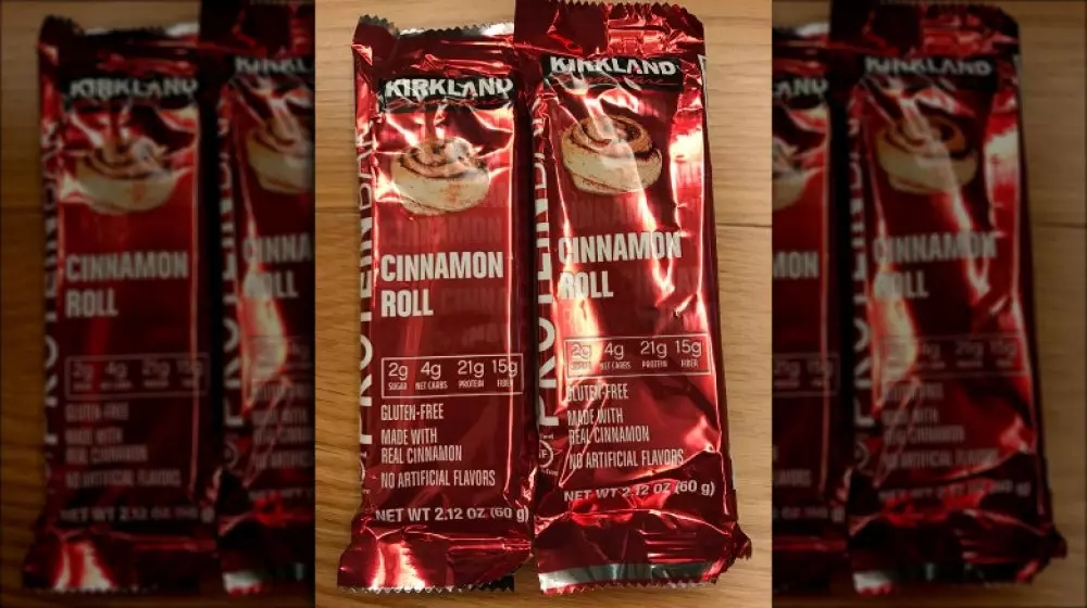 Costco's Kirkland Signature Cinnamon Roll Protein Bars